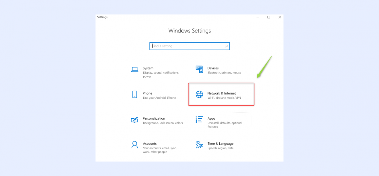 Guide to setting up a proxy in Windows 10