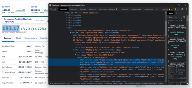 How to Scrape Yahoo Finance - 2025 Guide