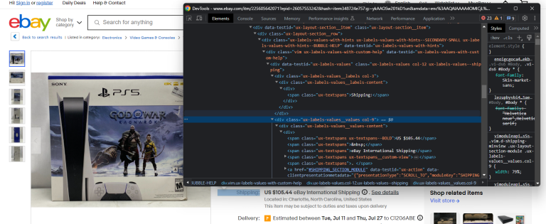 How To Scrape eBay in Python: Step-By-Step Guide