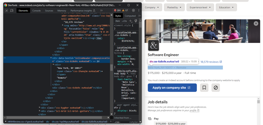 How to Scrape Job Postings