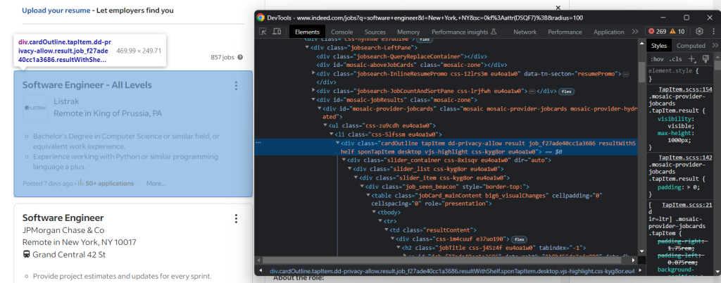 How to Scrape Job Postings