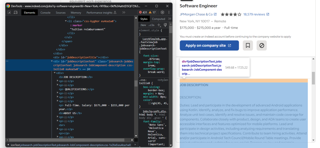 How to Scrape Job Postings