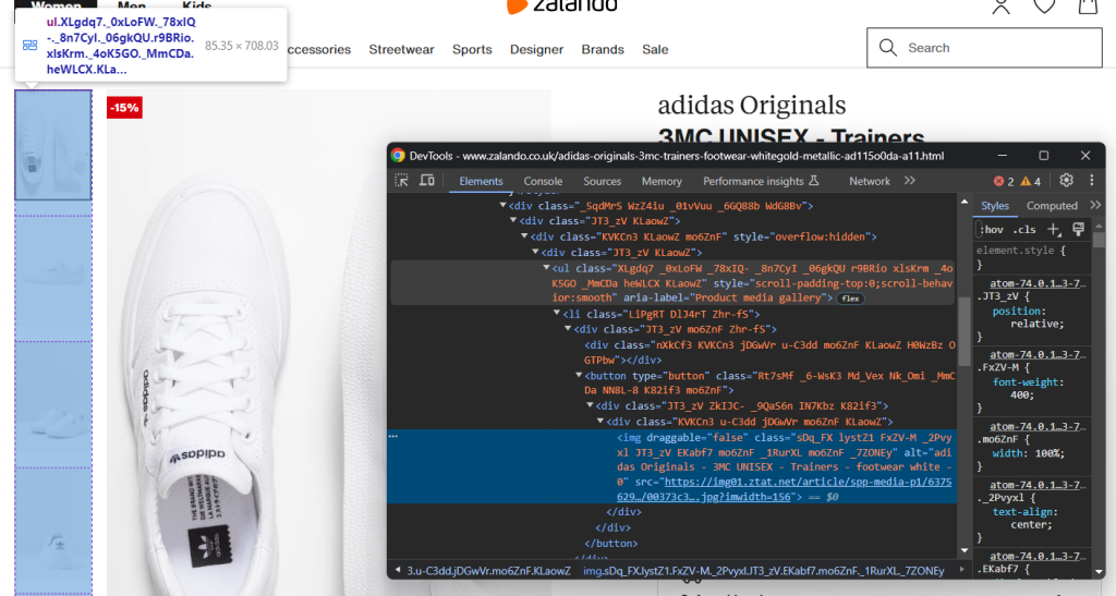 How To Build a Zalando Scraper