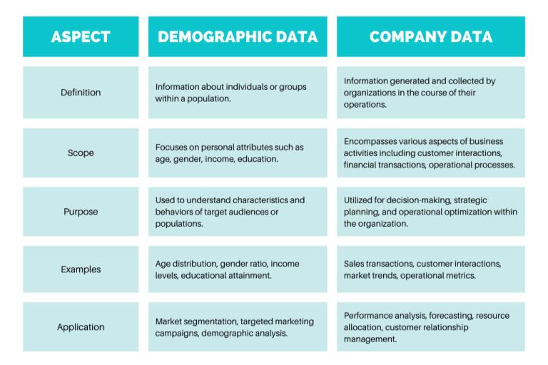 Understanding Company Data: Types and Use Cases