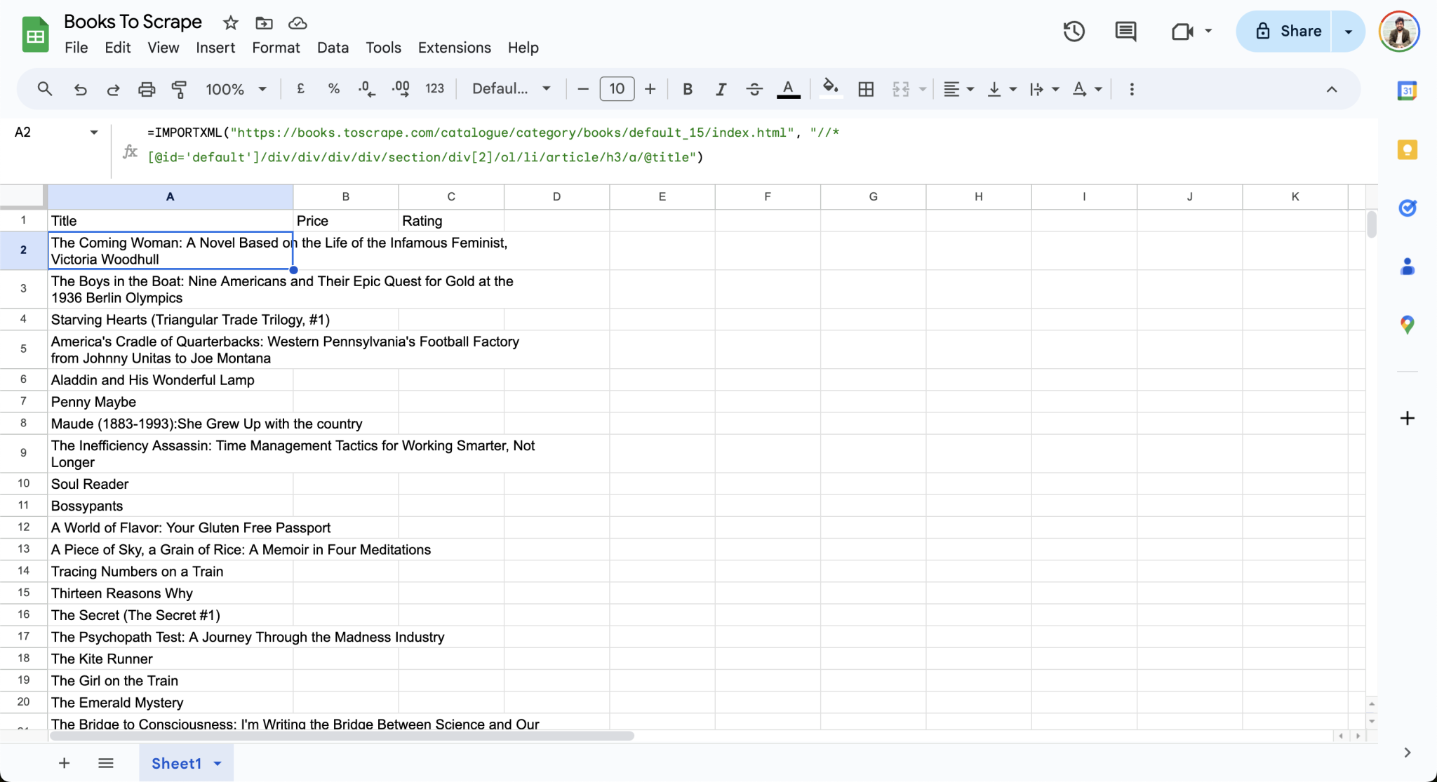 Web Scraping With Google Sheets in 2026: Step-By-Step Guide