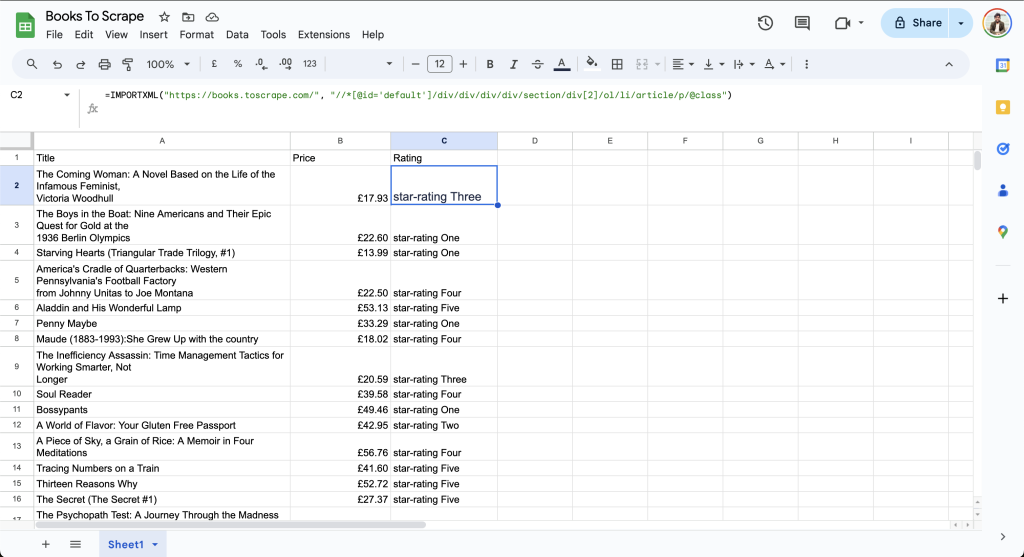 Web Scraping With Google Sheets in 2025: Step-By-Step Guide