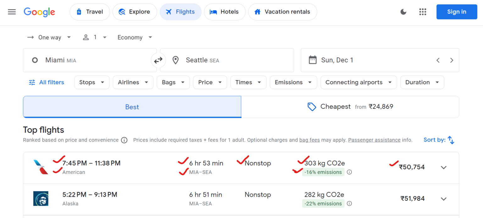 Scrape Google Flights Data with Python Tutorial