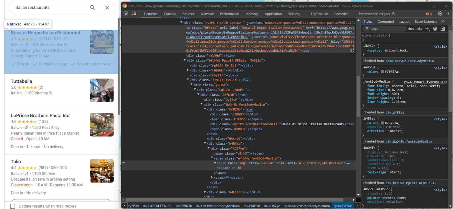 How to Scrape Google Maps With Python - Step-By-Step Guide