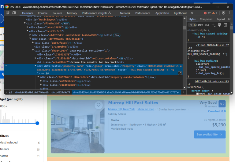 How to Scrape Booking.com with Python: Step-by-Step Guide