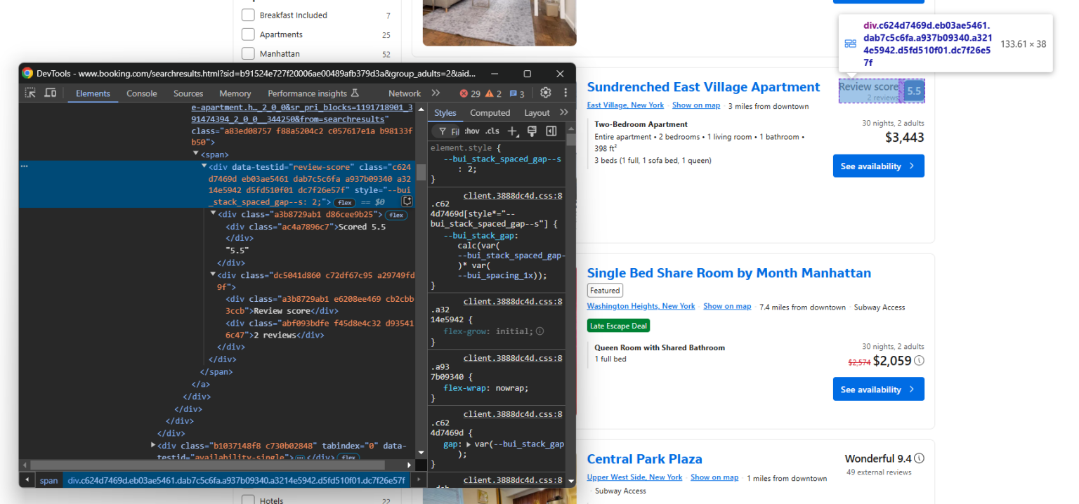 How to Scrape Booking.com with Python: Step-by-Step Guide