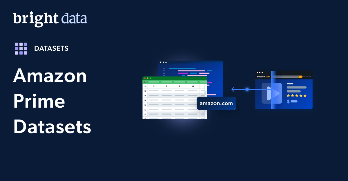 Buy Amazon Prime Datasets - Get a Free Data Sample