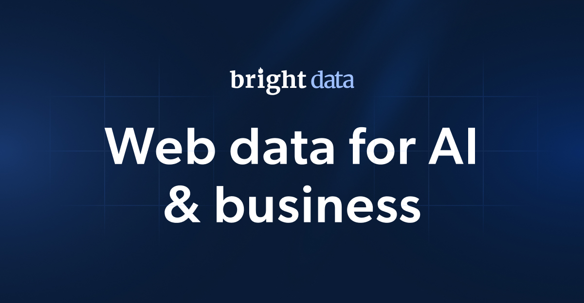 Bright Data - All in One Platform for Proxies and Web Scraping