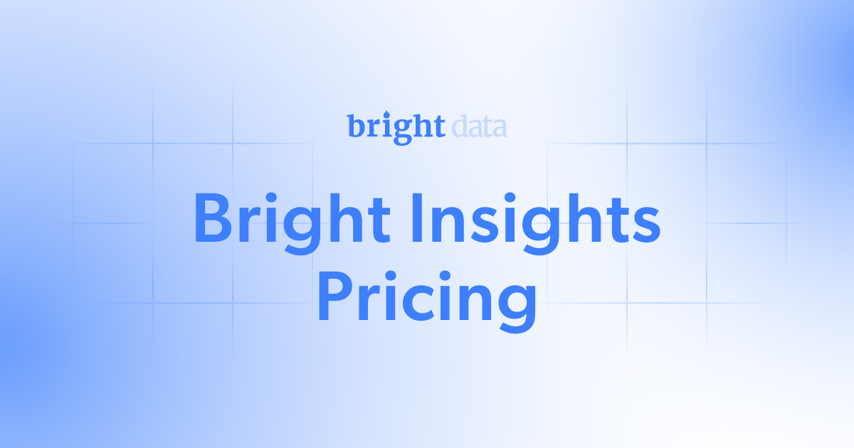 Bright Insights Pricing