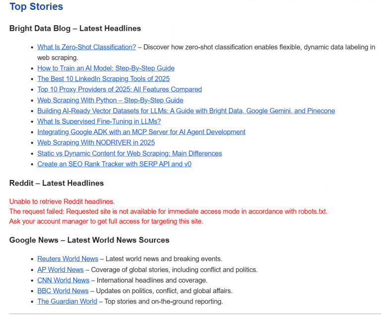 Automated News Feed with n8n, OpenAI, and Bright Data MCP
