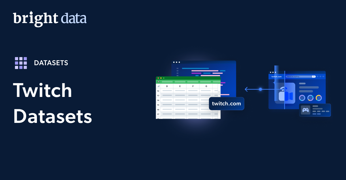 Twitch Datasets - Buy Twitch Data - $250/100K Records