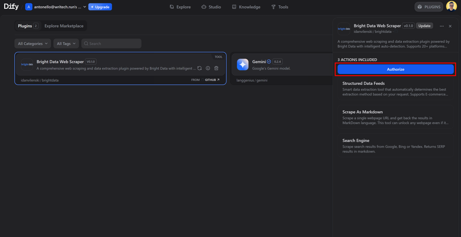 Build AI Agents Using Dify & Bright Data Easily