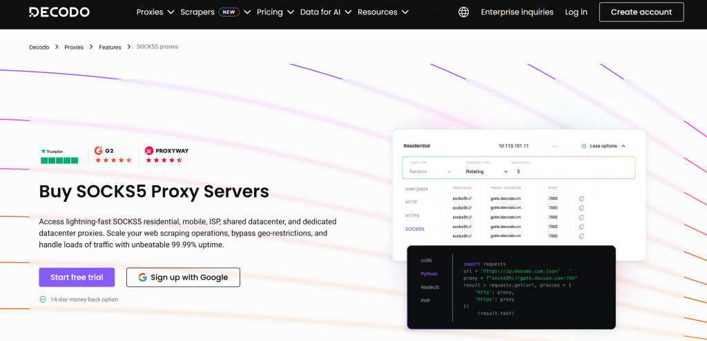 Best SOCKS5 Proxy Providers for 2025: Top 8 Compared