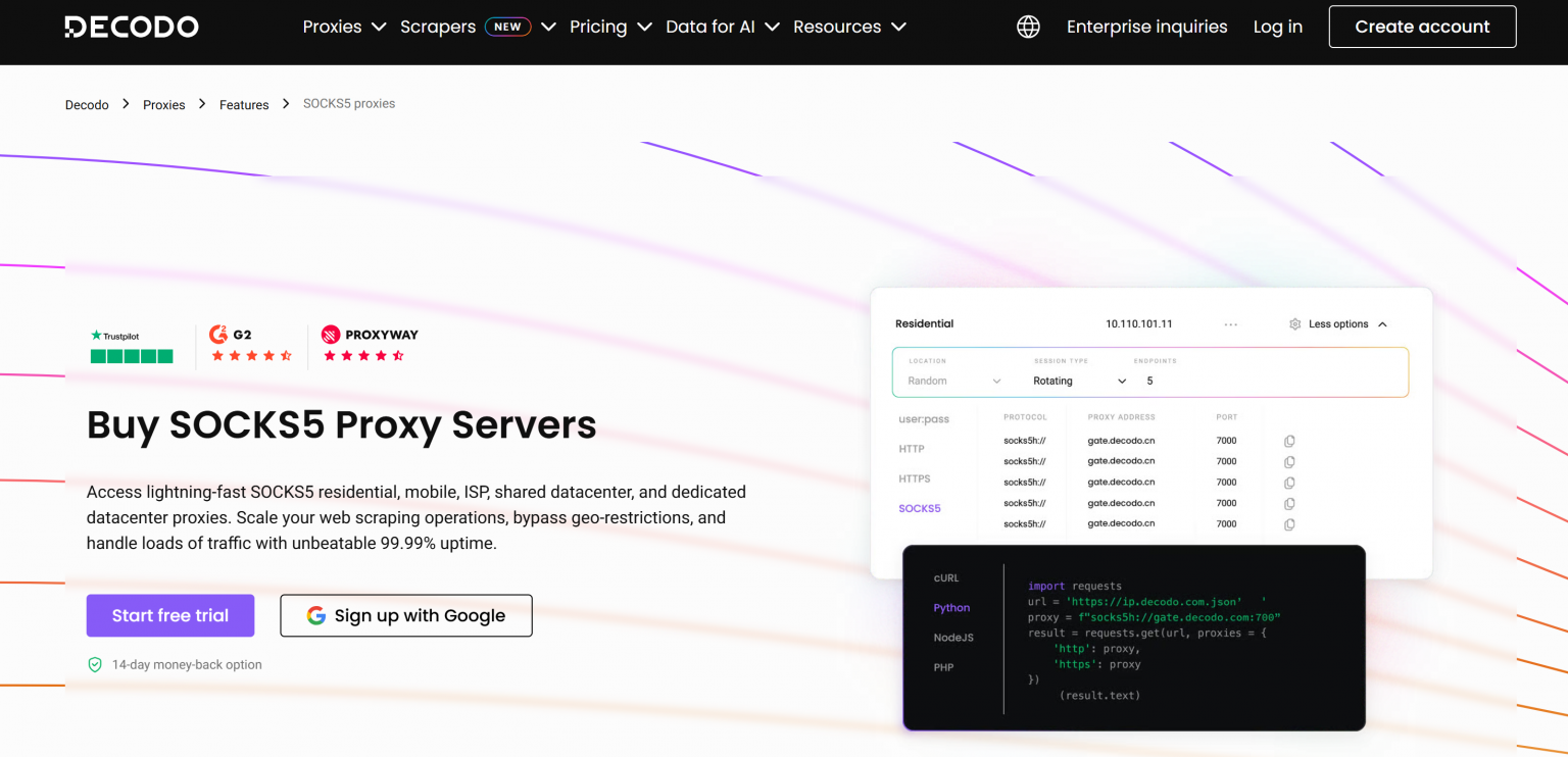 Best SOCKS5 Proxy Providers for 2025: Top 8 Compared
