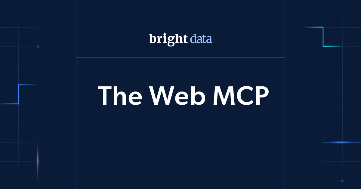 The Web MCP by Bright Data - Start with a Free Plan