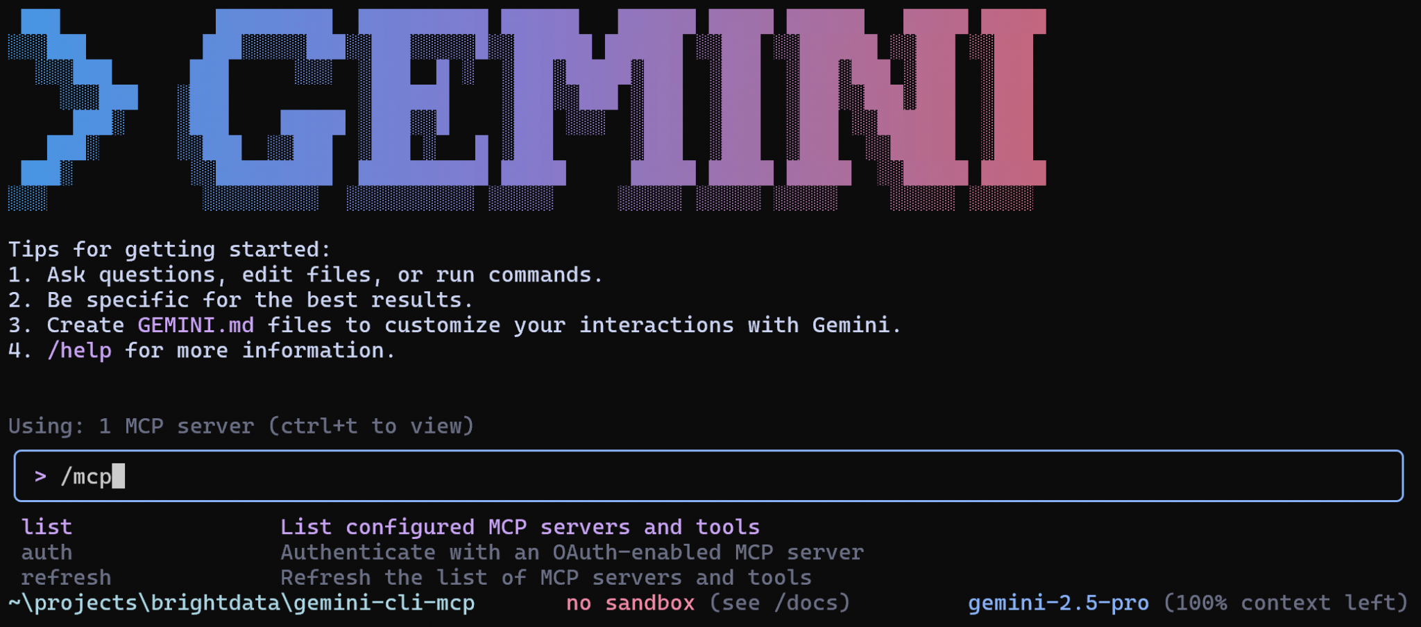 Gemini CLI & Bright Data's Web MCP: Step-by-Step Guide