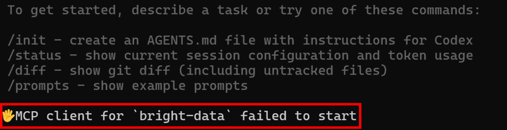 Guide to OpenAI Codex CLI with Bright Data's Web MCP Server