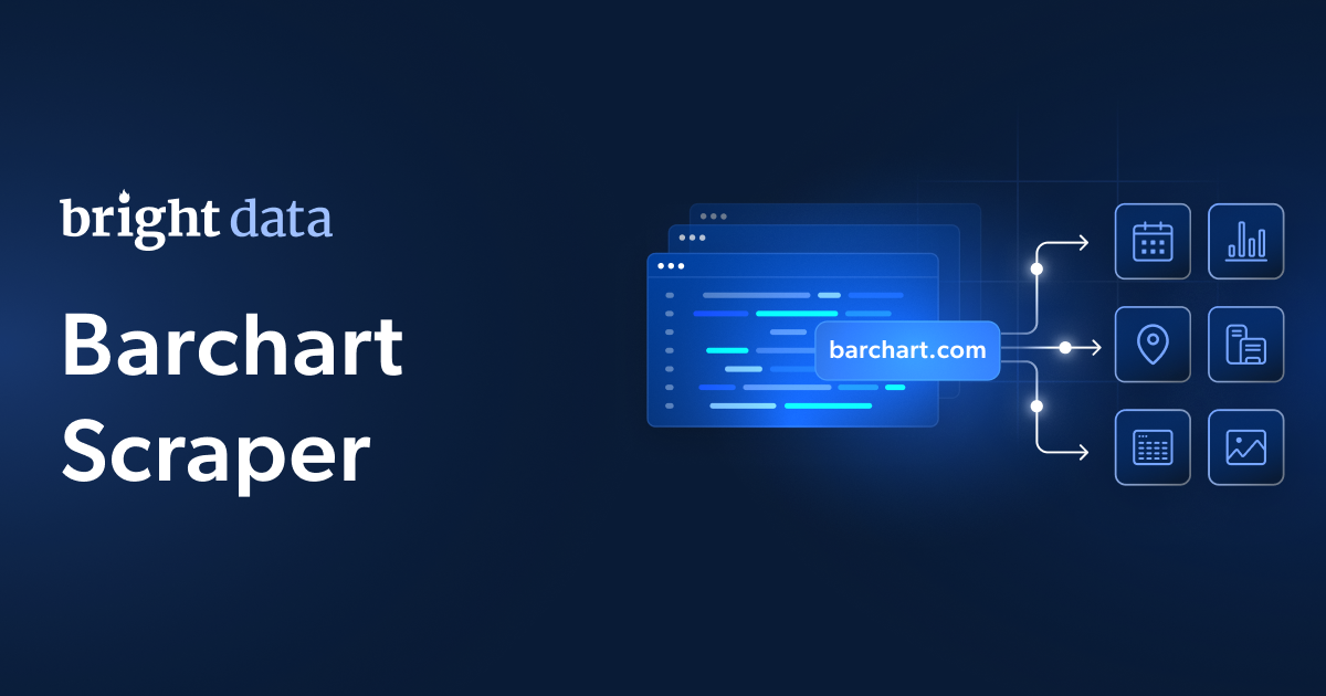 Barchart Scraper - 5K page loads/Month for Free