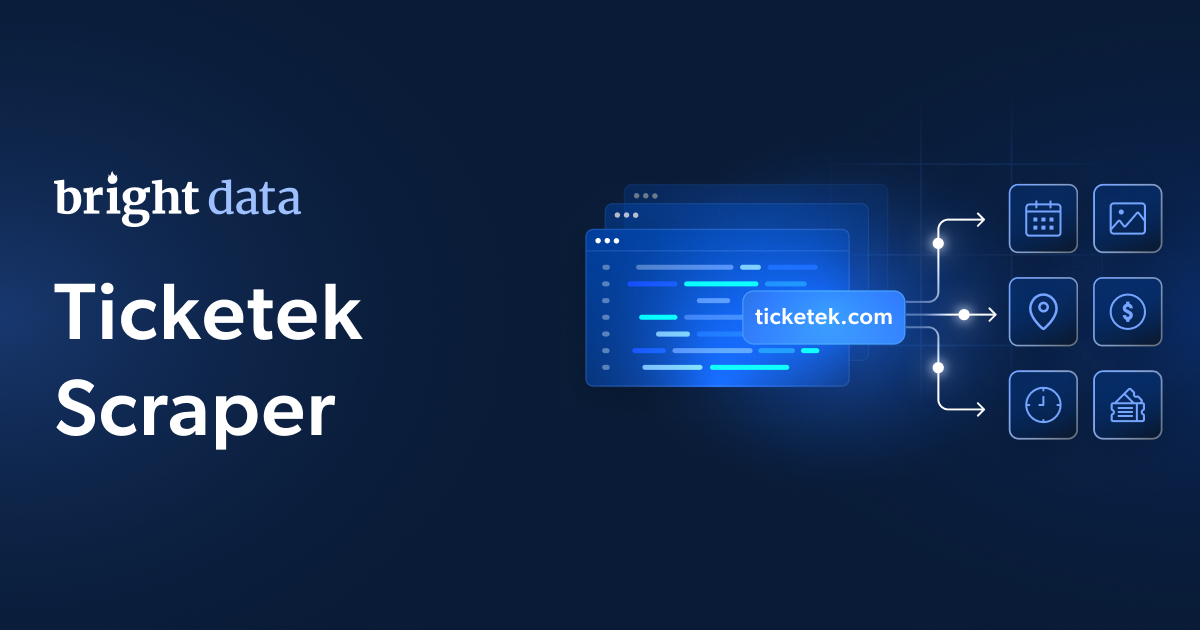 Ticketek Scraper - Free Trial