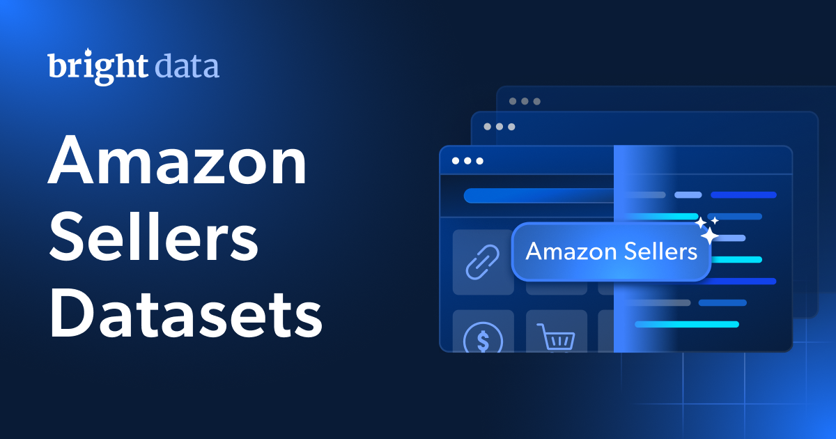 Amazon Sellers Dataset - Get Sellers Data - $250/100K Records