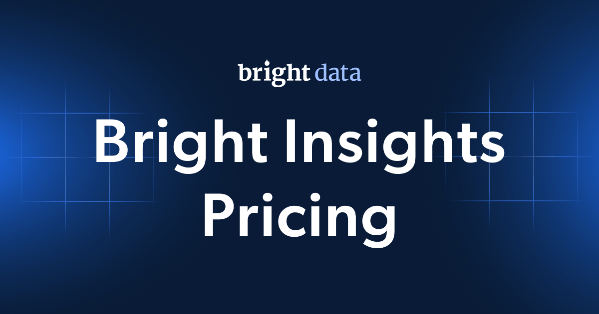 Bright Insights Pricing