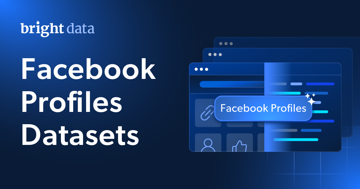 Facebook Profiles Datasets - 1.3B+ Records Available