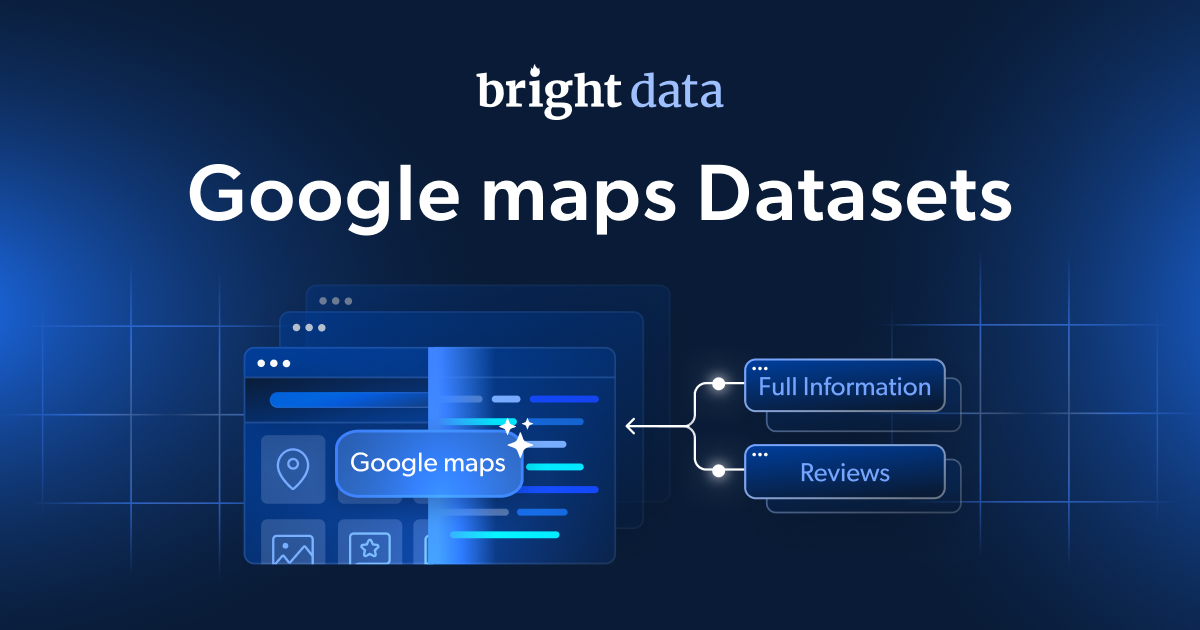Google Maps Datasets - 201.2M+ Records Available